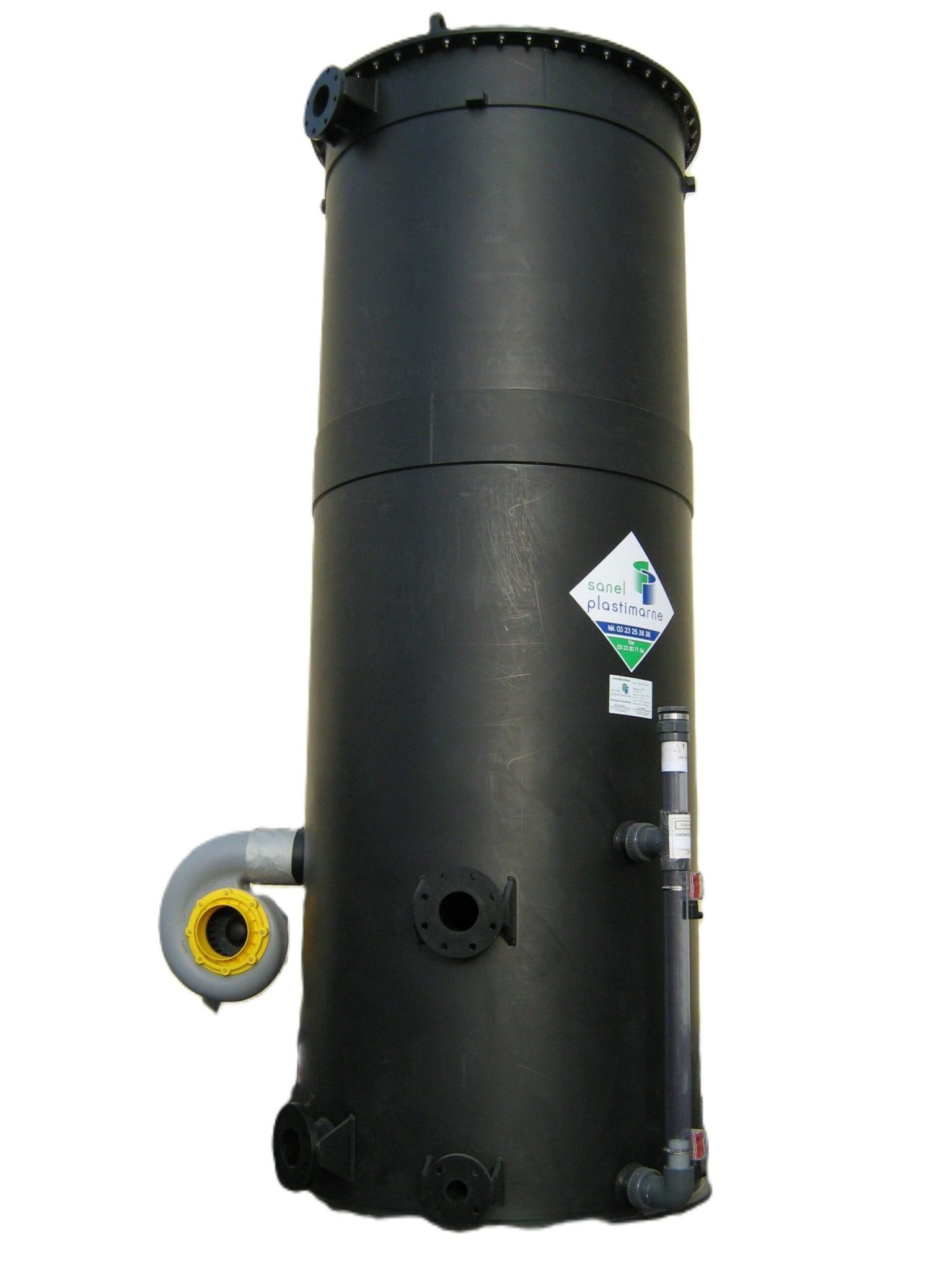 Gas scrubbers - Activated carbon towers | Sanel Plastimarne